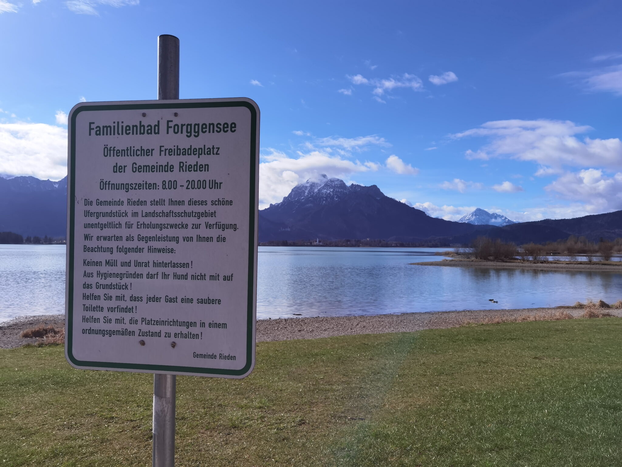 Hier kannst du perfekt im FORGGENSEE BADEN ⭐